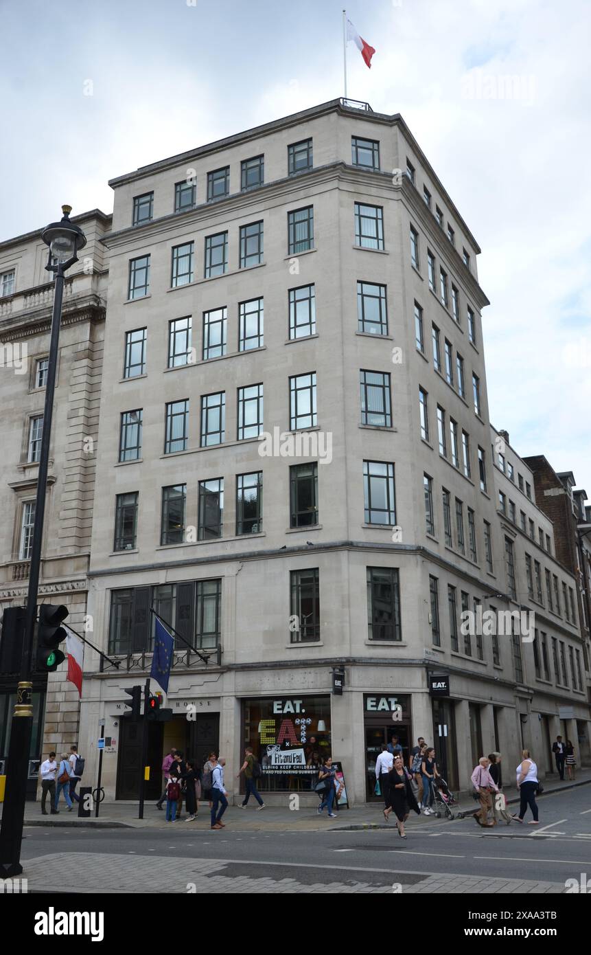 Malta House, Piccadilly, London Stock Photo - Alamy
