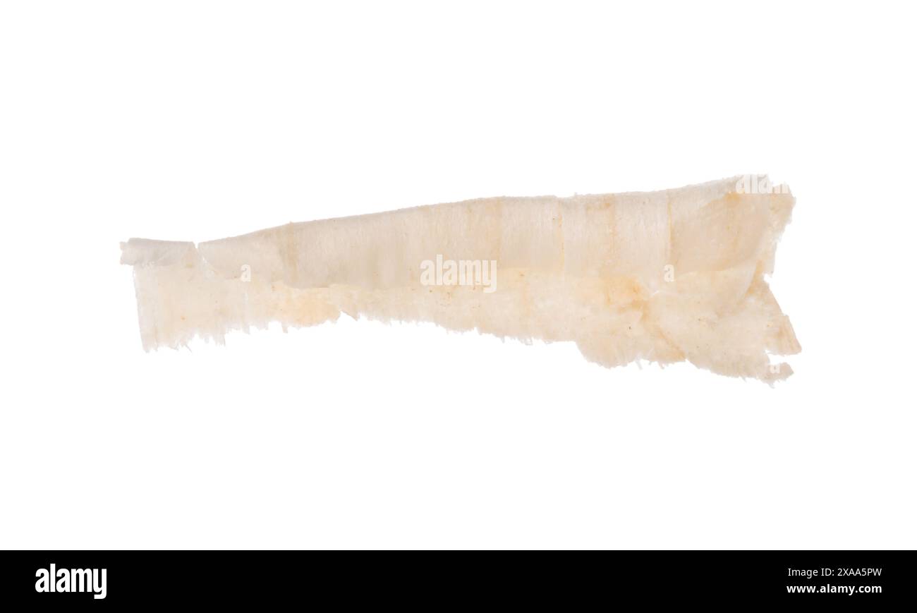 One chip of wood isolated on white Stock Photo - Alamy