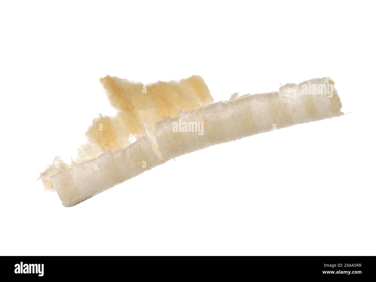 One chip of wood isolated on white Stock Photo - Alamy