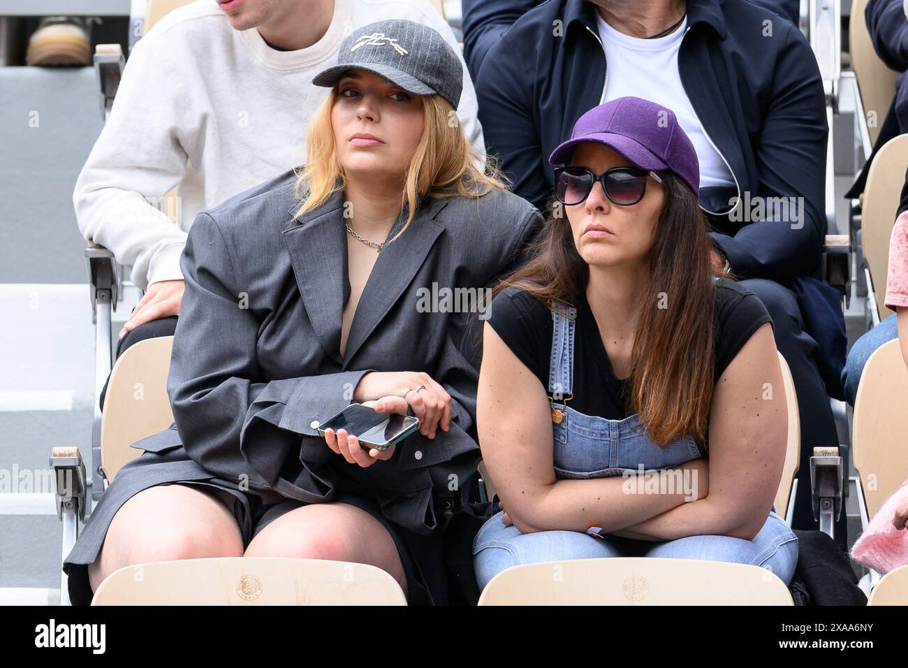 Santa attends the 2024 French Open at Roland Garros on June 5, 2024 in ...