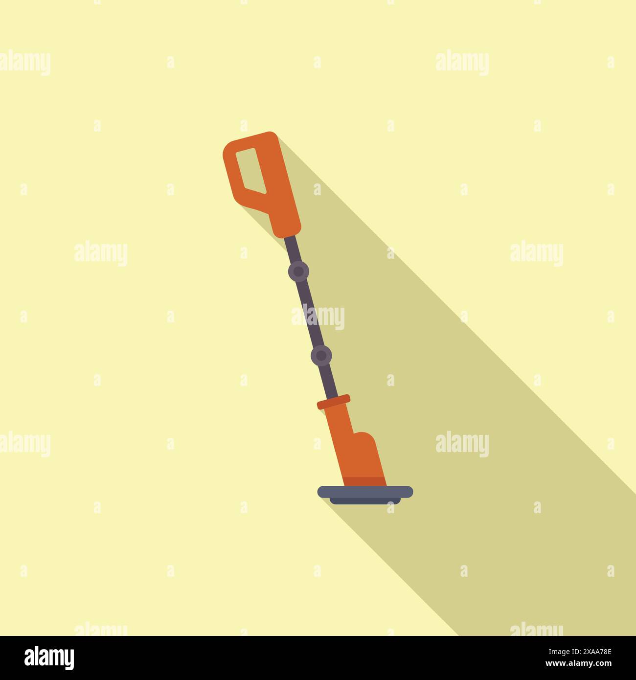 Vector image of a sleek cordless vacuum cleaner with a shadow on a ...