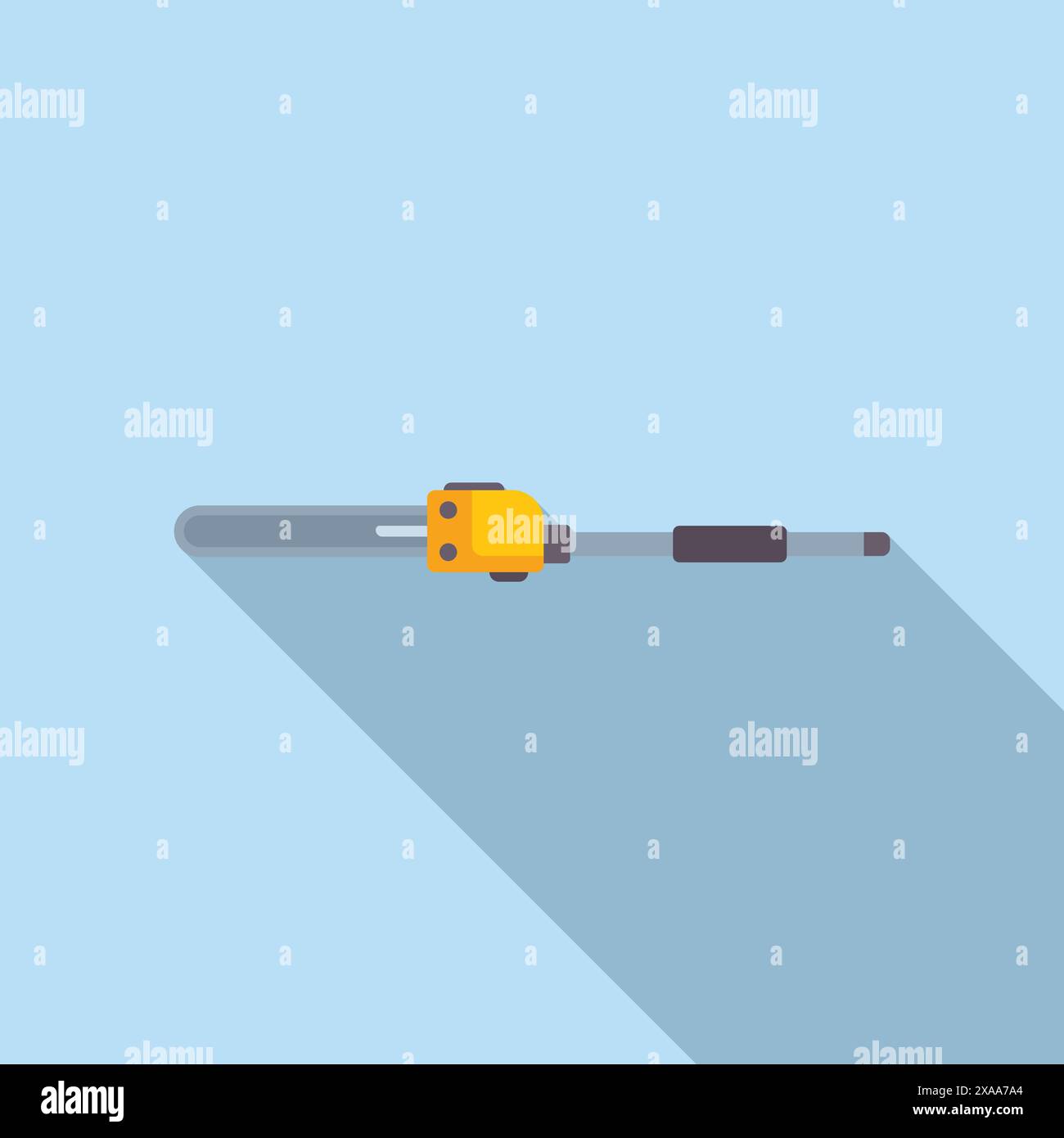 Minimalistic vector image of a tape measure with shadow on a blue ...