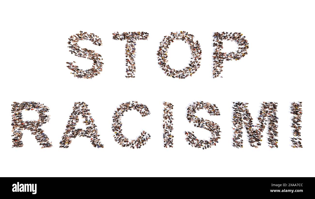 End racism symbol Cut Out Stock Images & Pictures - Alamy
