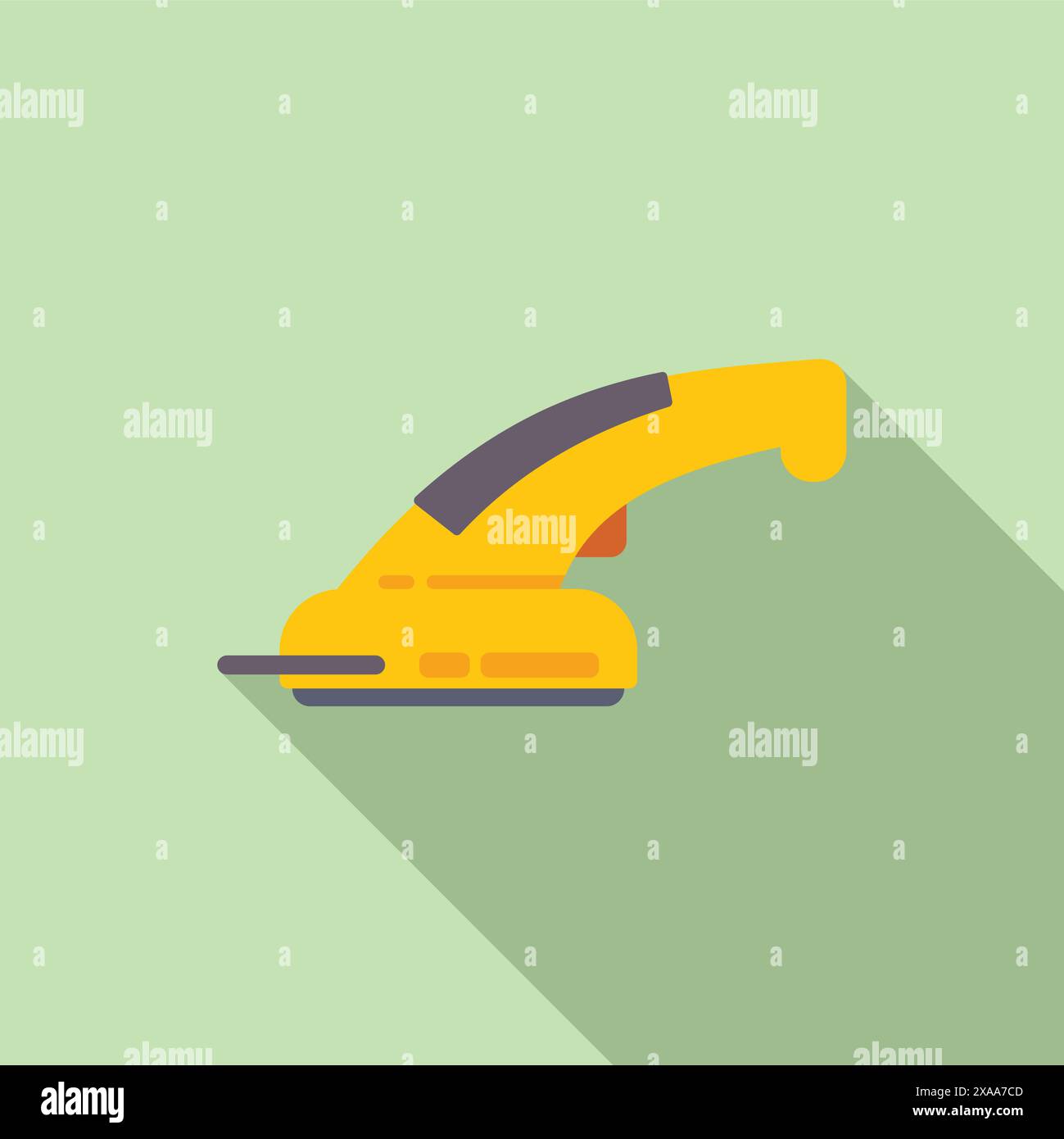 Vector illustration of a modern electric hand sander with a stylized ...