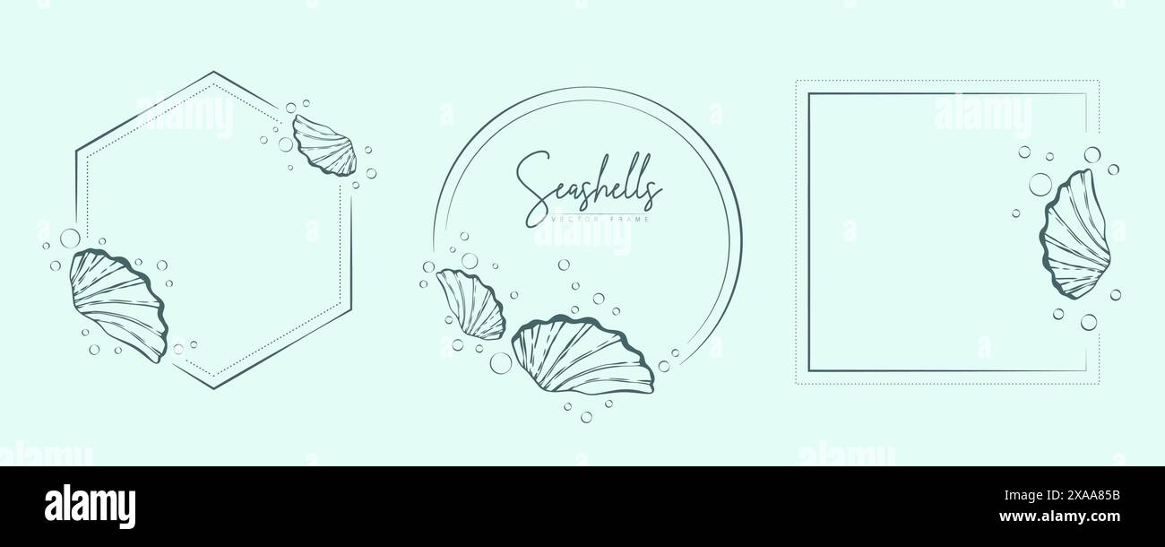 Circle monogram frame hi-res stock photography and images - Alamy