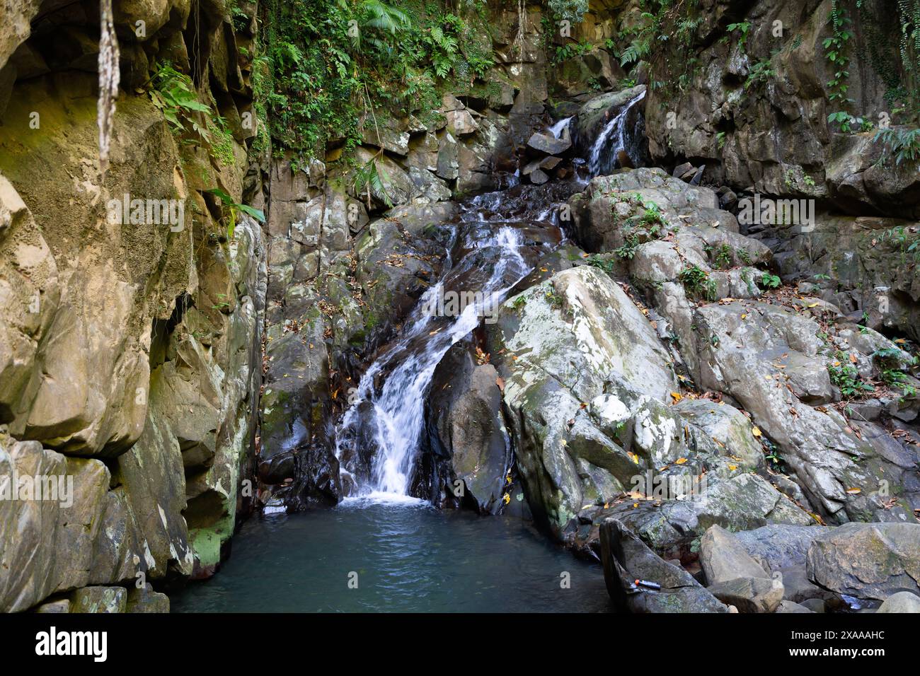 A scenic view of Kiansom Falls, Kota Kinabalu, Malaysia Stock Photo - Alamy