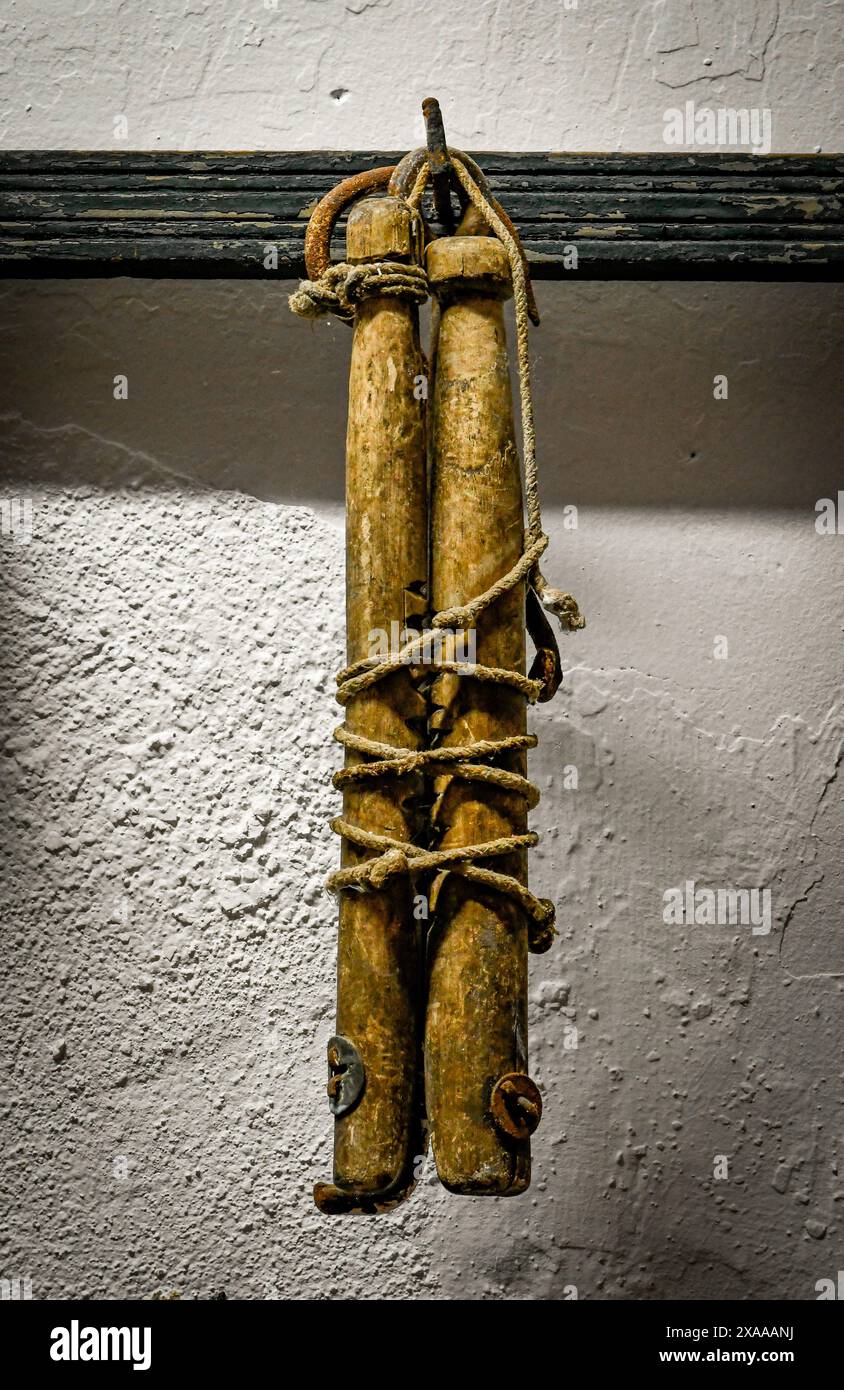 Antique horse instrument named acial in spanish language Stock Photo ...