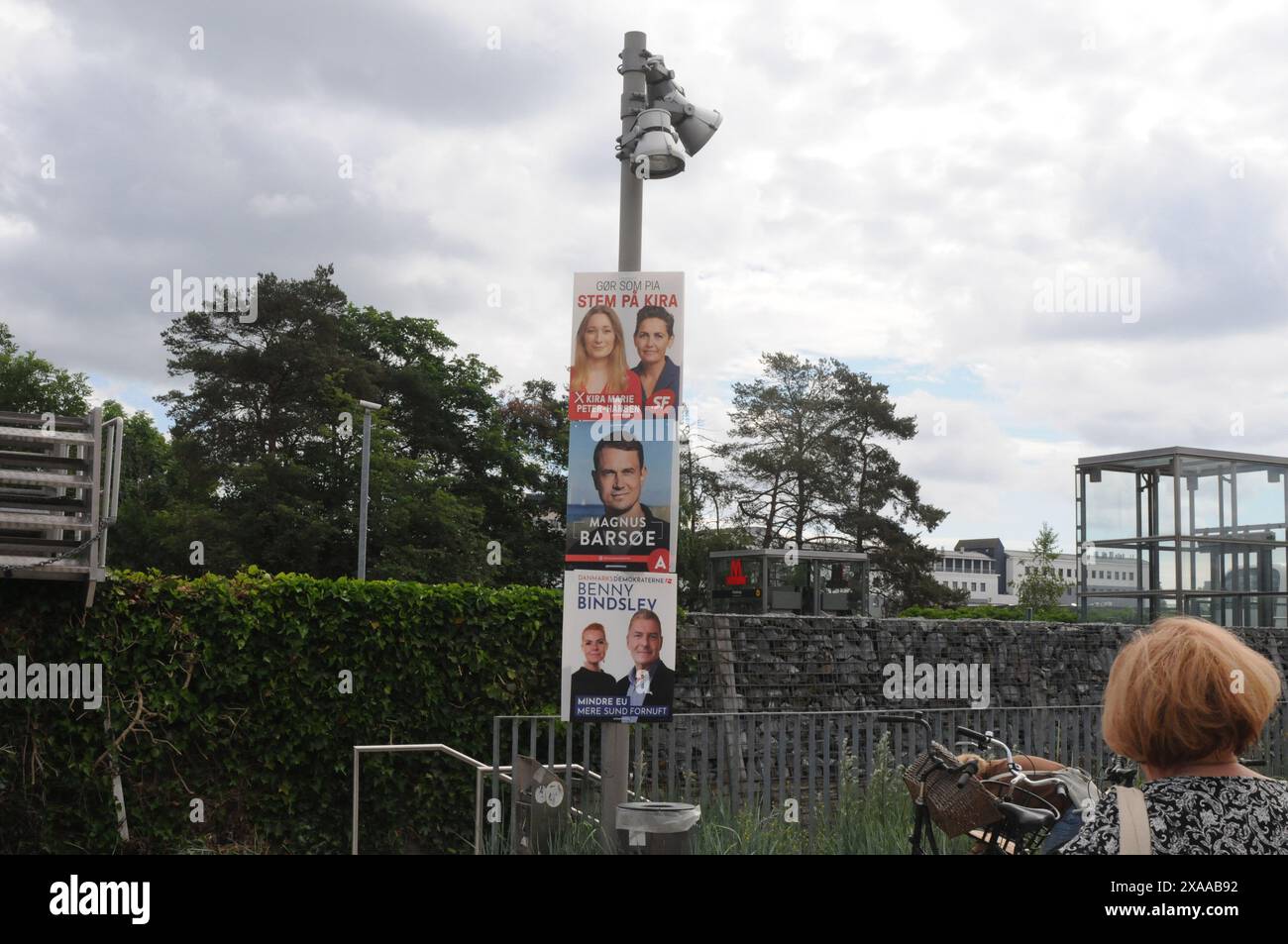 Copenhagen/ Denmark/05 jUNE 2024/ eu elections voting card & Various ...