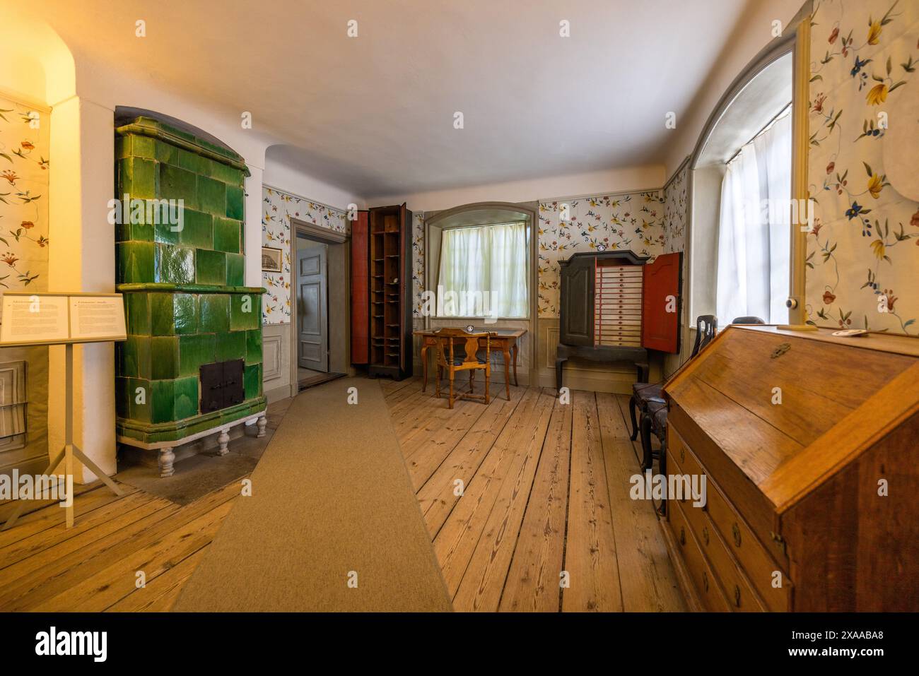 Carl von Linné's living quarters. The historic house is part of the ...