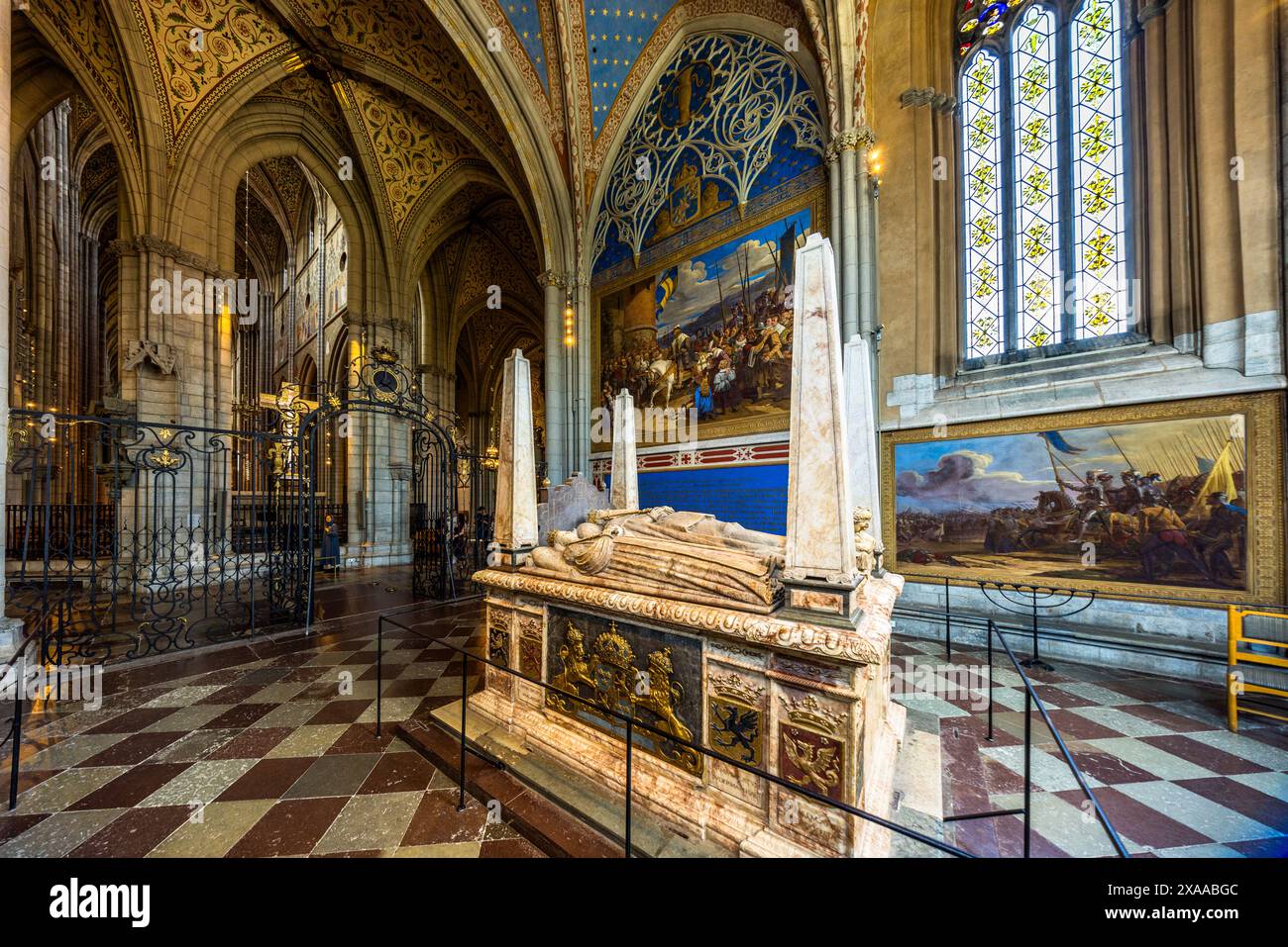 Tomb of King Gustav Vasa (1496-1560) and two of his three wives in ...