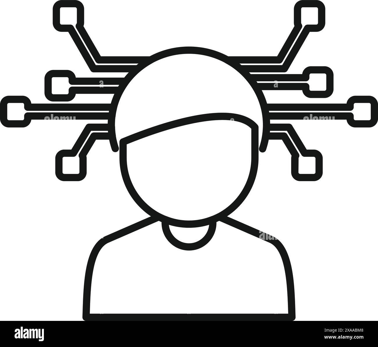 Neural interface technology Black and White Stock Photos & Images - Alamy