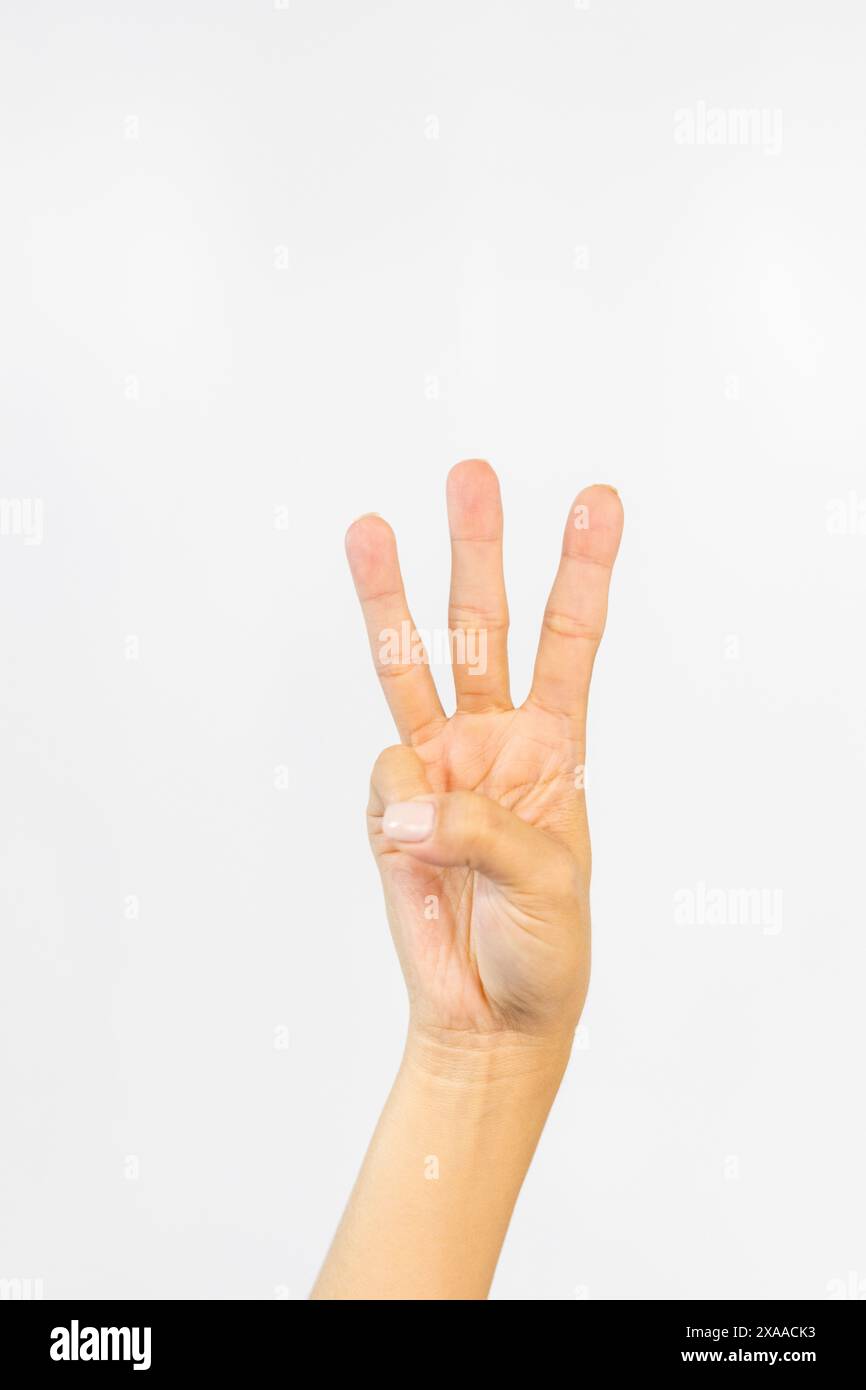 Hands Gesturing Numbers 1 to 10 Stock Photo - Alamy