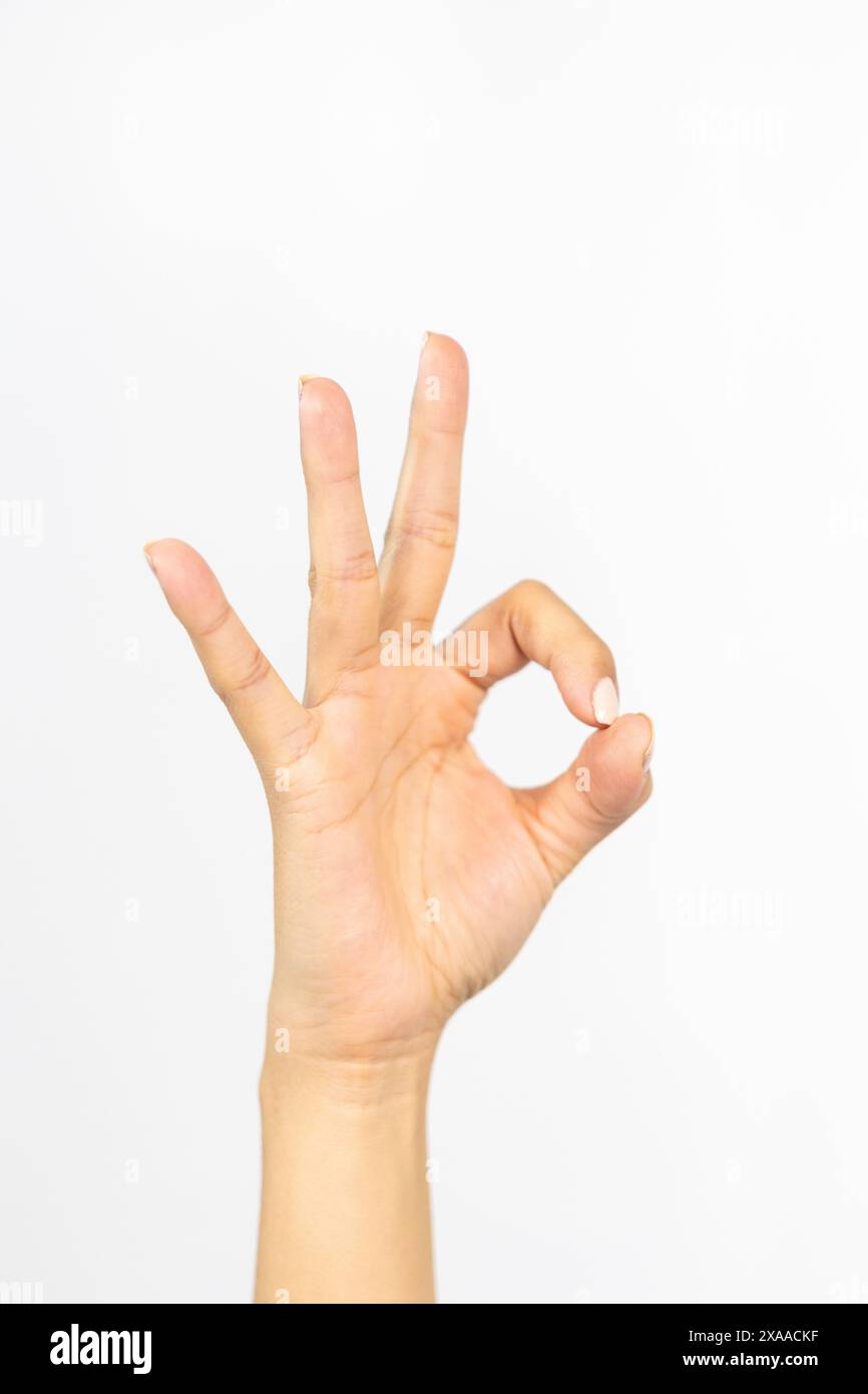 Ok sign gesture hi-res stock photography and images - Alamy