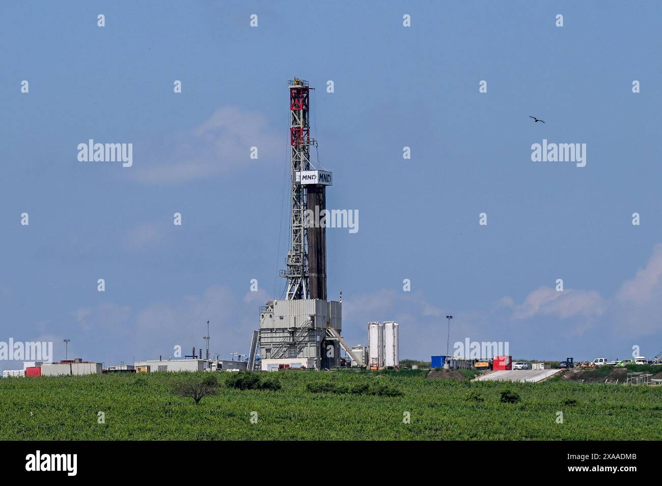 Krumvir, Czech Republic. 05th June, 2024. Drilling rig Bentec 350 of ...