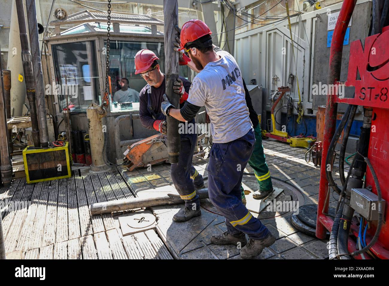 Krumvir, Czech Republic. 05th June, 2024. Drilling rig Bentec 350 of ...