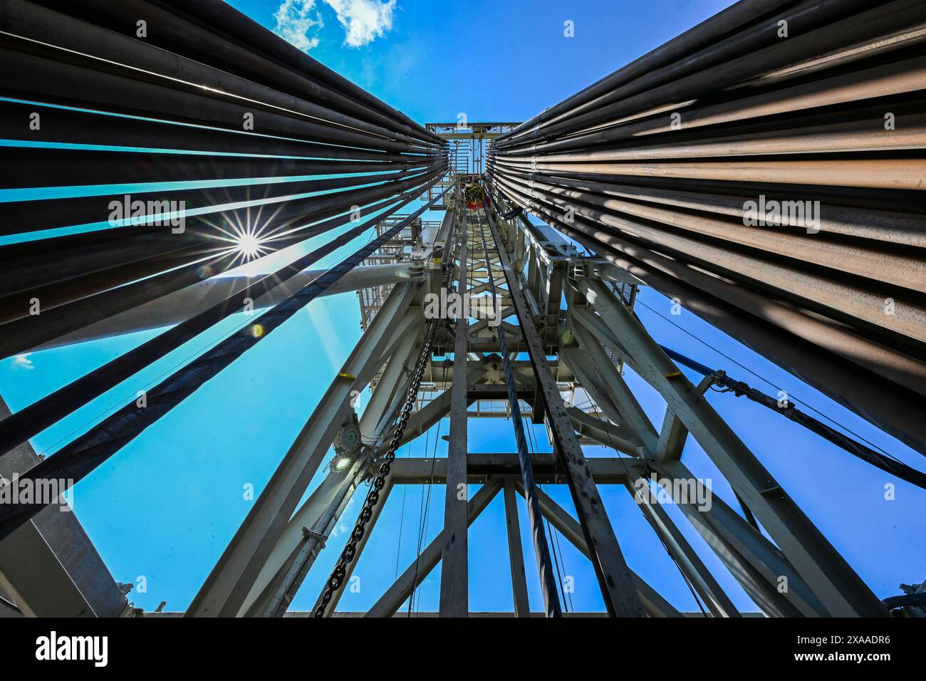 Krumvir, Czech Republic. 05th June, 2024. Drilling rig Bentec 350 of ...