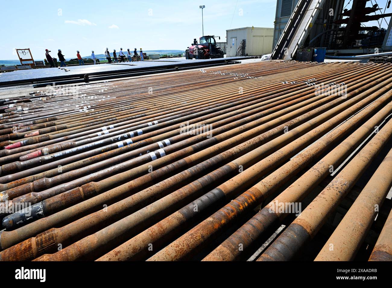 Krumvir, Czech Republic. 05th June, 2024. Drilling rig Bentec 350 of ...