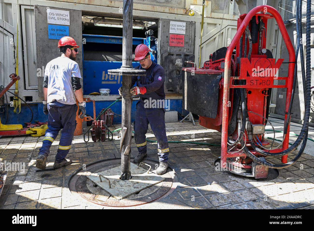 Krumvir, Czech Republic. 05th June, 2024. Drilling rig Bentec 350 of ...