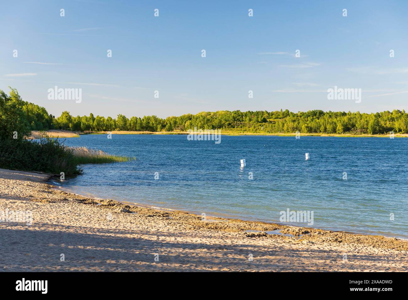 Biedermeierstrand Hayna am Schladitzer See, Leipziger Neuseenland ...