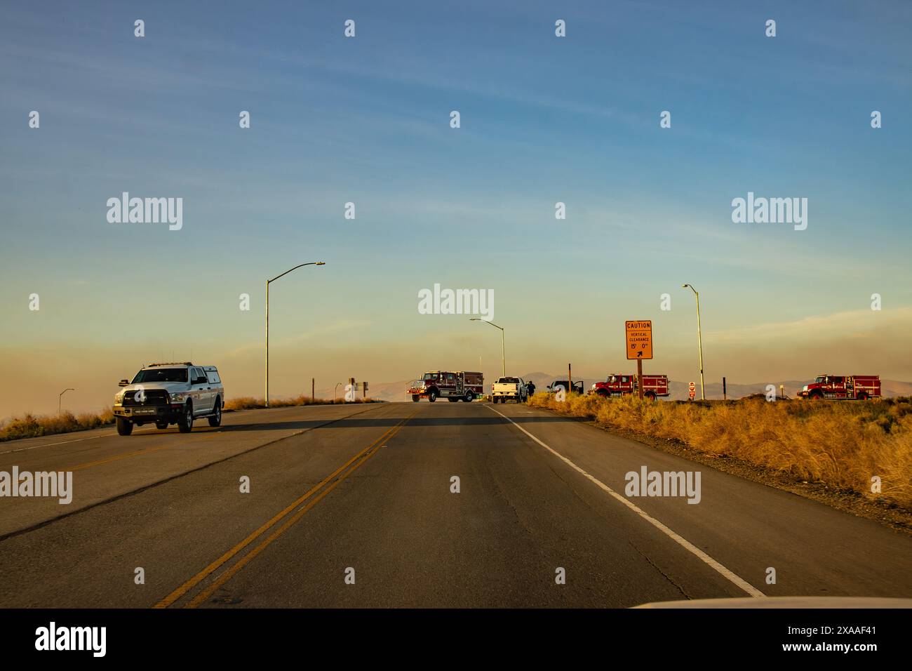 Cal Fire teams take a break from the Corral Fire after an extraordinary ...
