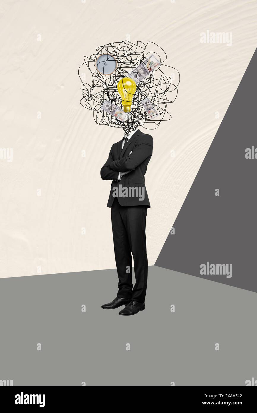 Composite artwork sketch image photo collage of space outdoors ...