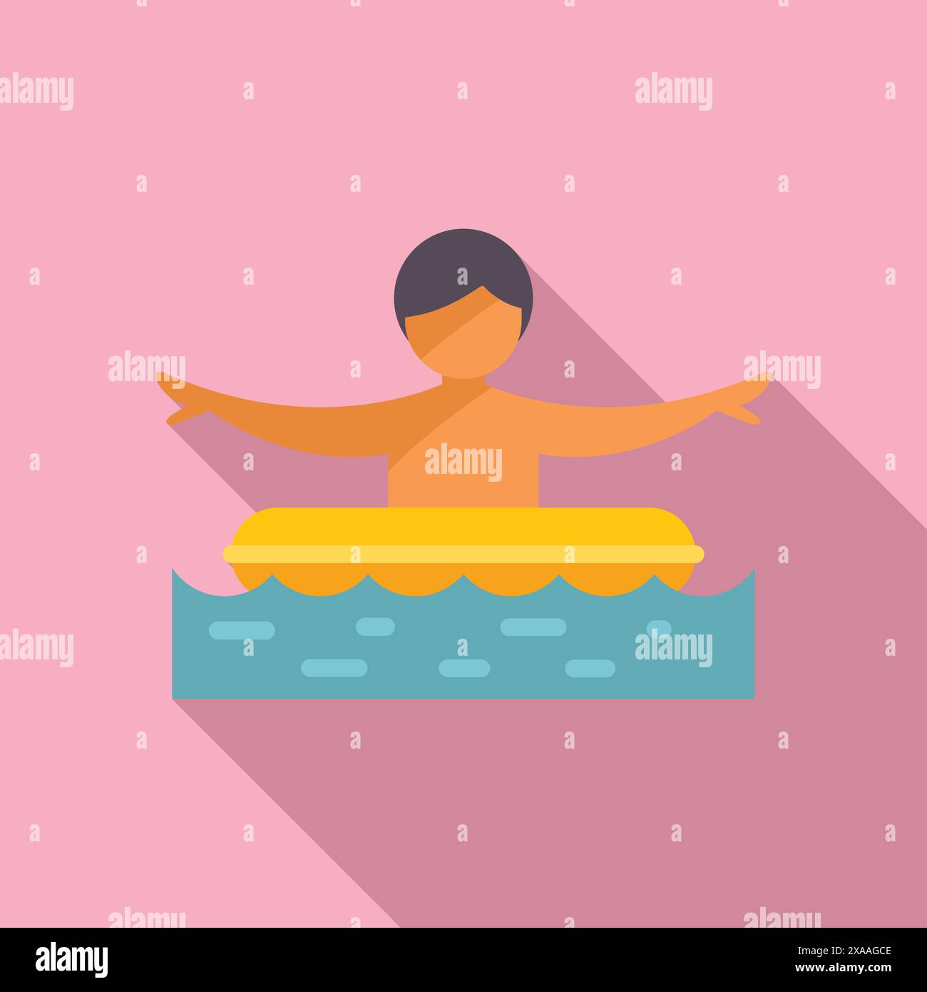 Serene swim Stock Vector Images - Alamy