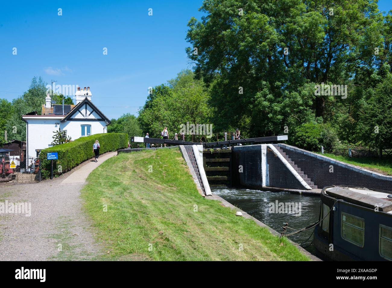 Denham Deep Lock the deepest lock on the Grand Union Canal a historical landmark and working ...