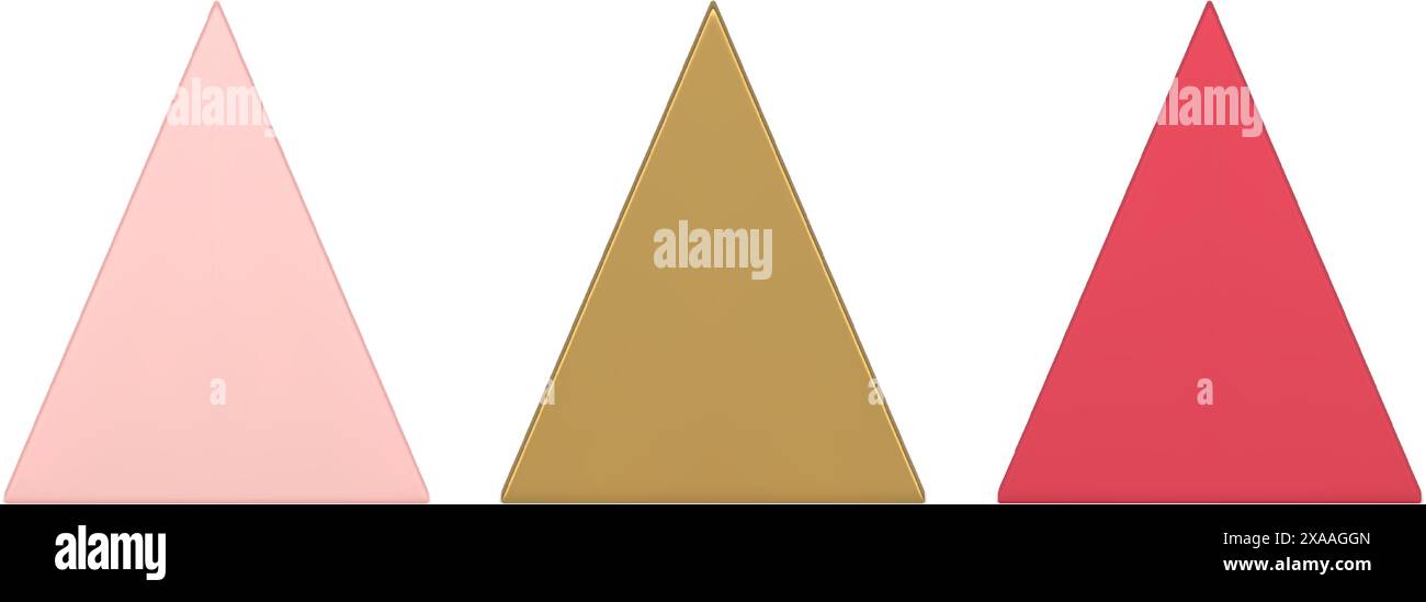 Smooth side pyramid Stock Vector Images - Alamy