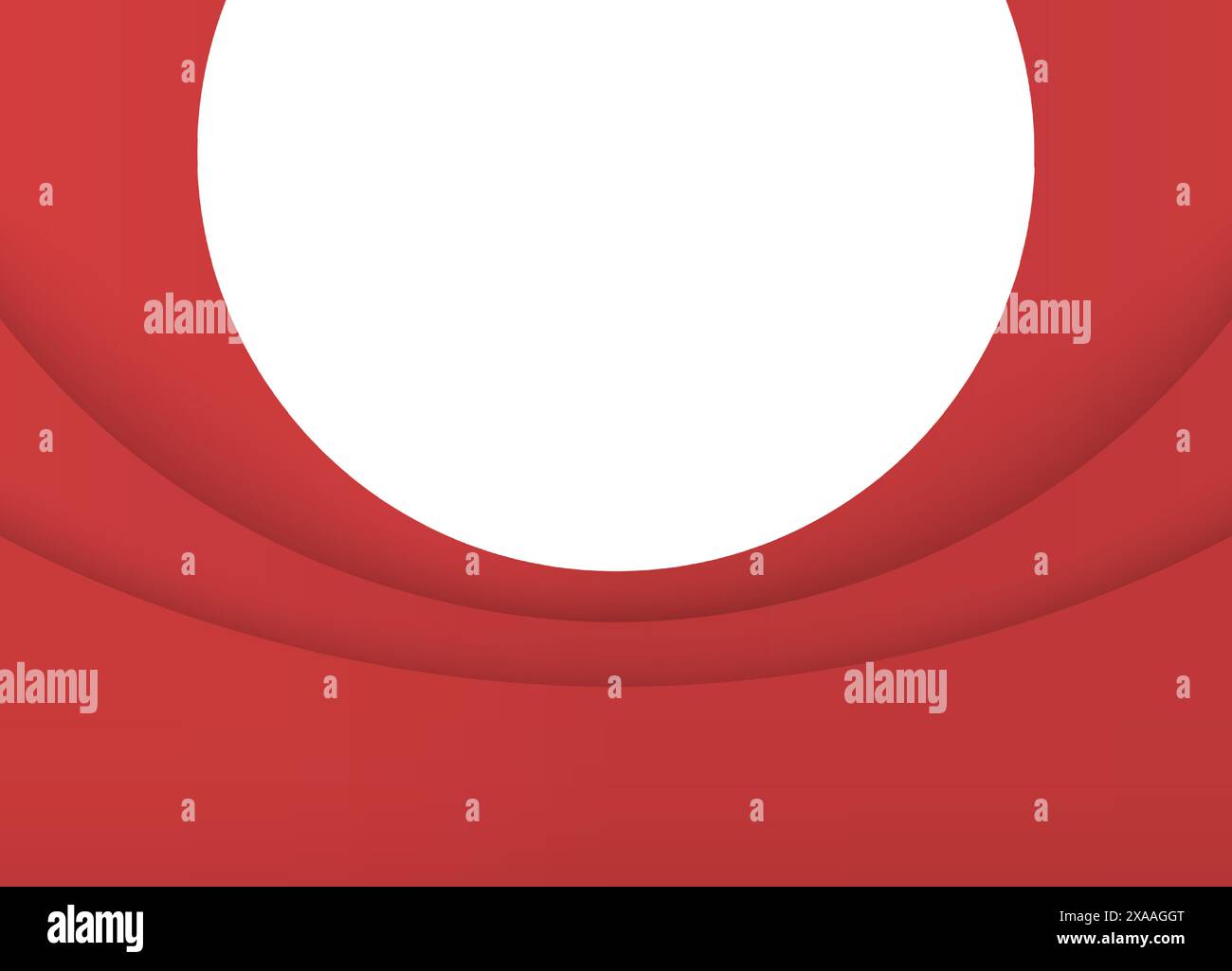 Red circle multilevel dynamic form layer curved decor background for ...