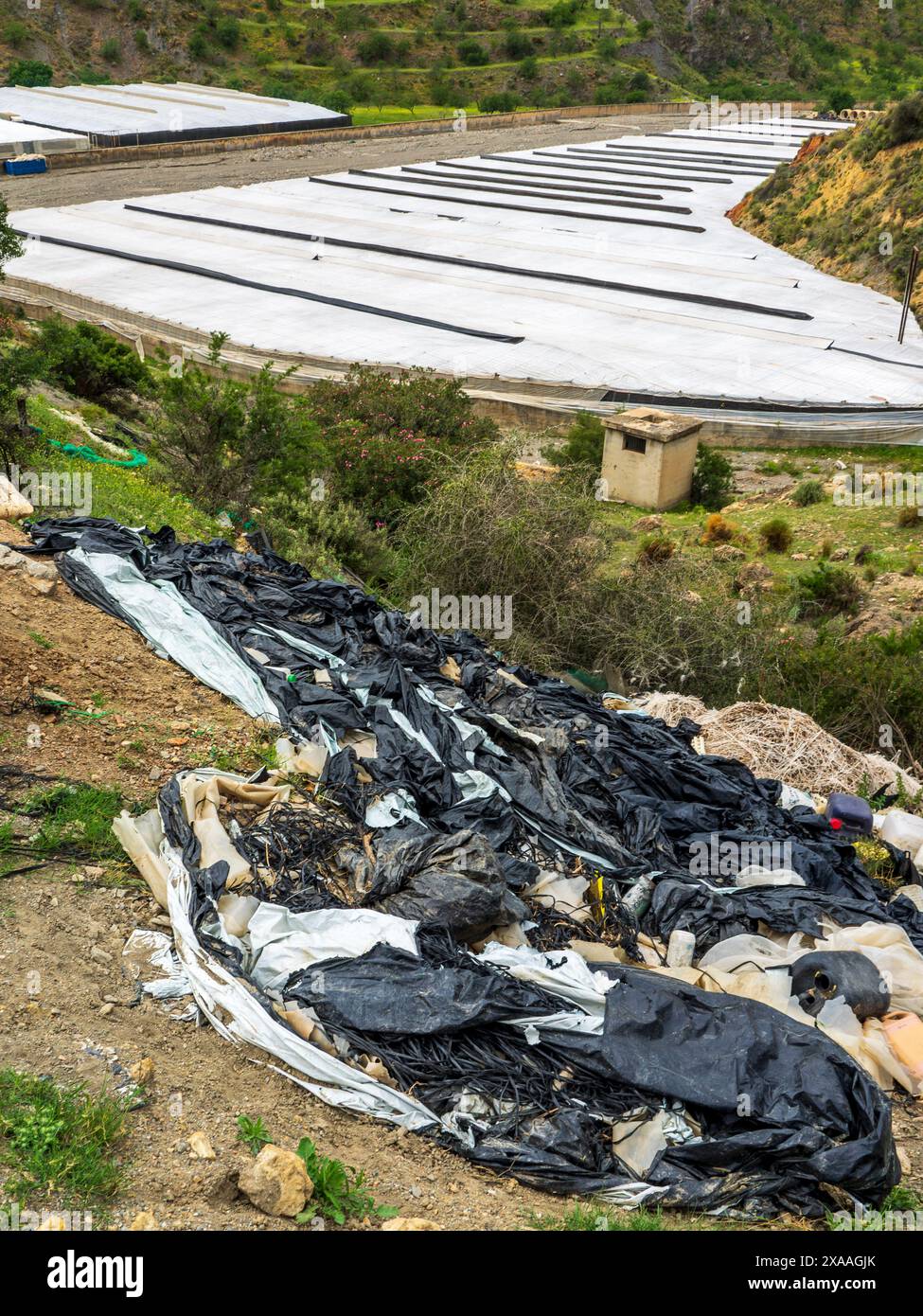 Heaps of rubbish dumped on the roads leading to the vegetable ...