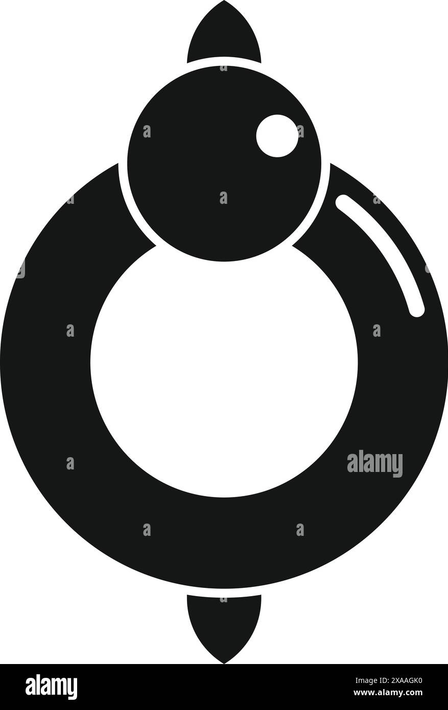 Black and white graphic combining a turtle silhouette with the classic ...