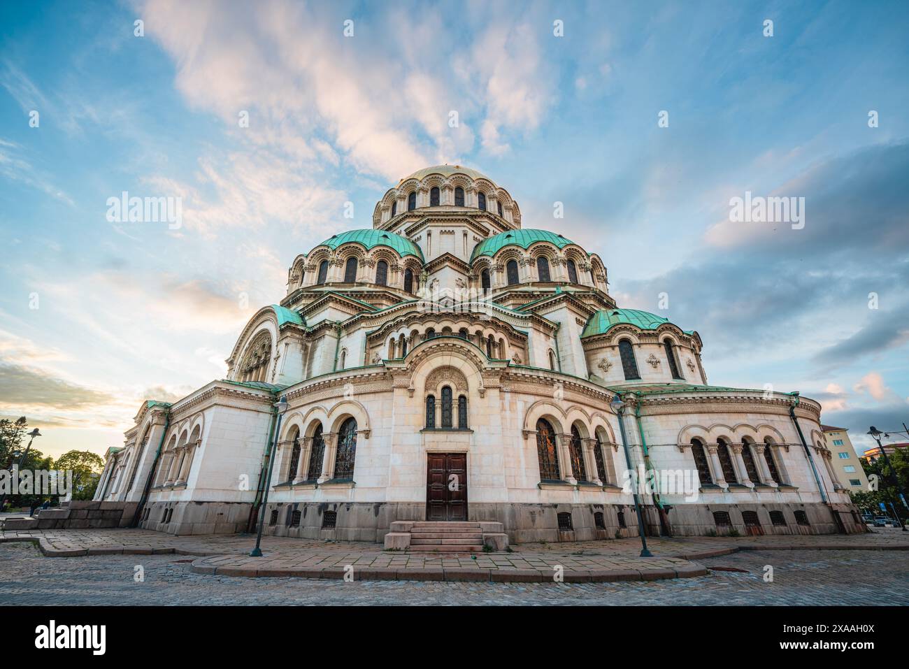 Rear View of The Alexander Nevsky Cathedral in Sofia, Bulgaria, on a ...