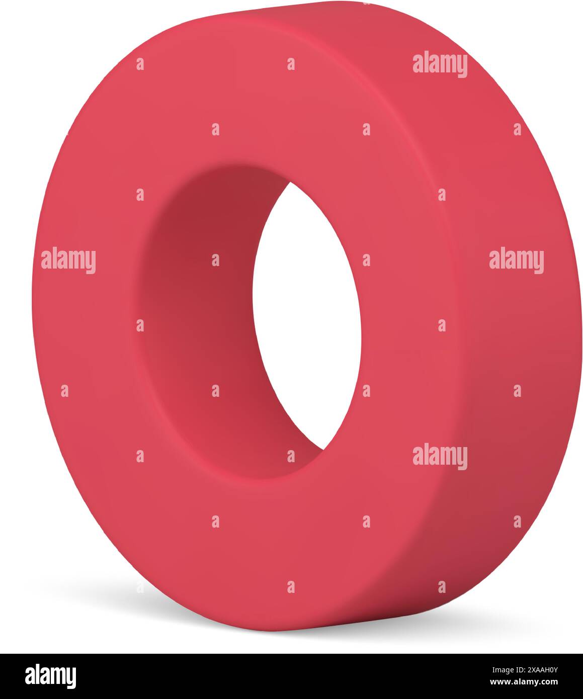 Circular red ring glossy frame geometric decorative foundation vertical ...