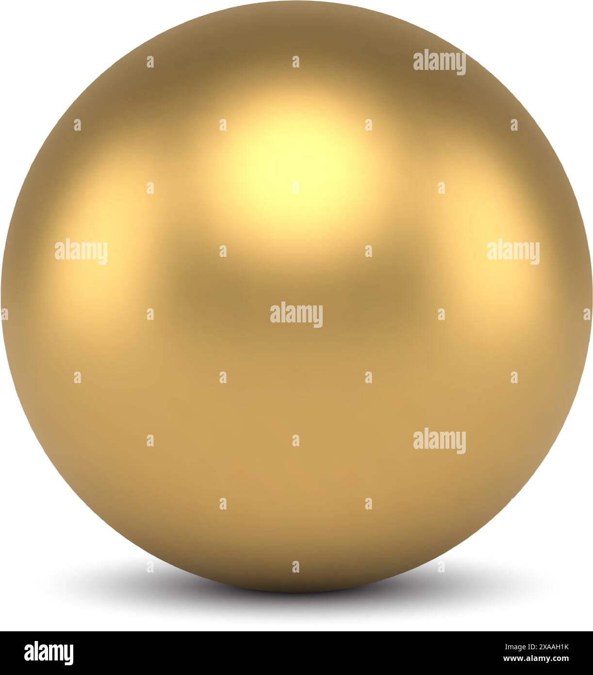 Luxury realistic golden sphere expensive ball decorative design 3d ...