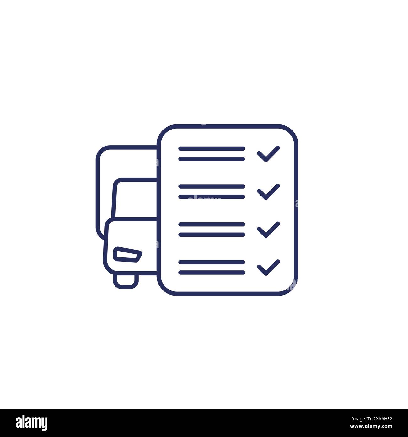 Truck inspection Stock Vector Images - Alamy