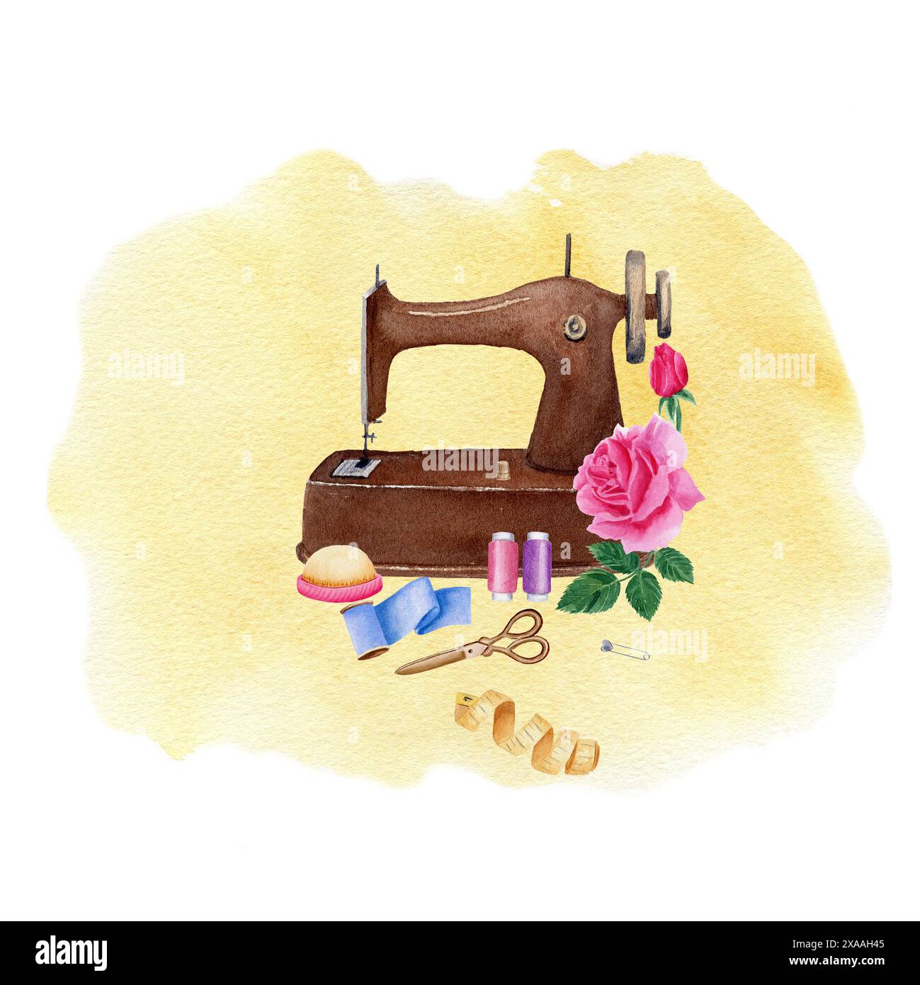 Cute Sewing Machine Clip Art