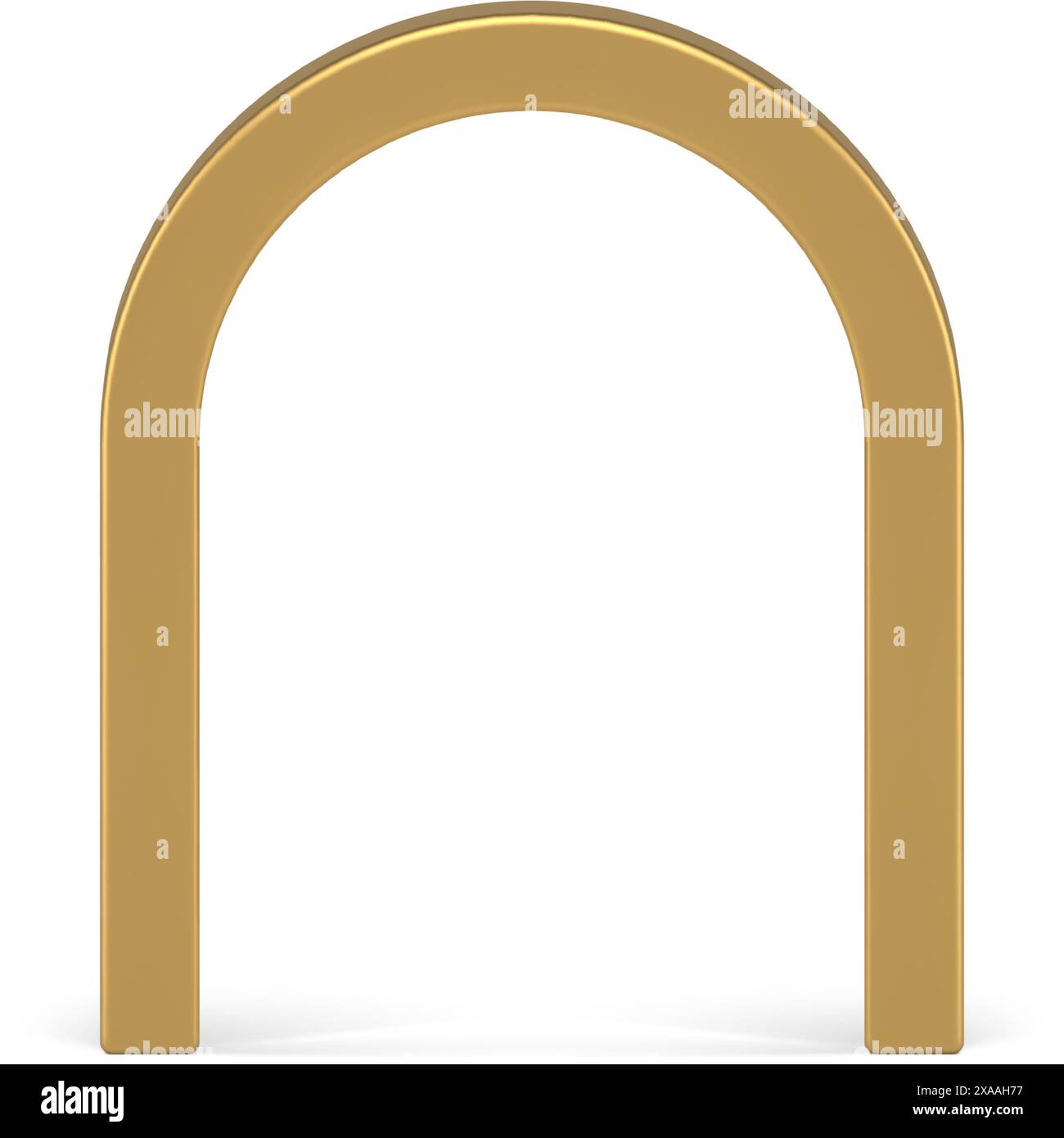 Golden premium arch geometric figure construction archway gate entrance ...