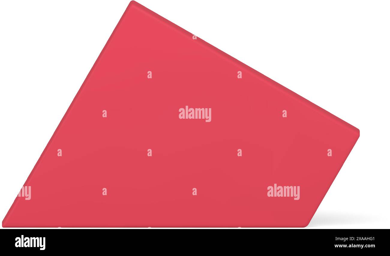 Red squared abstract vertical wall geometric platform corner decorative ...