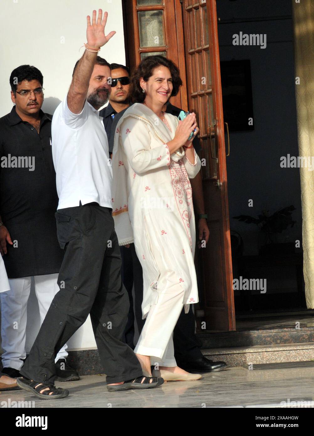 June 5, 2024, Khoda Village Ghaziabad, New Delhi, INDIA: Rahul Gandhi ...