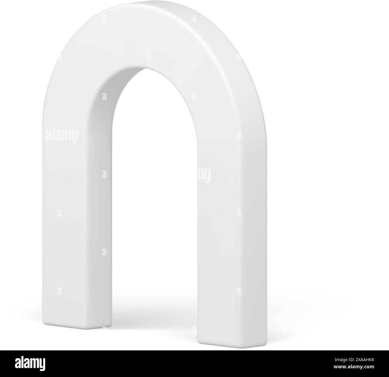 Elegant curved arch decorative doorway geometric shape design template ...