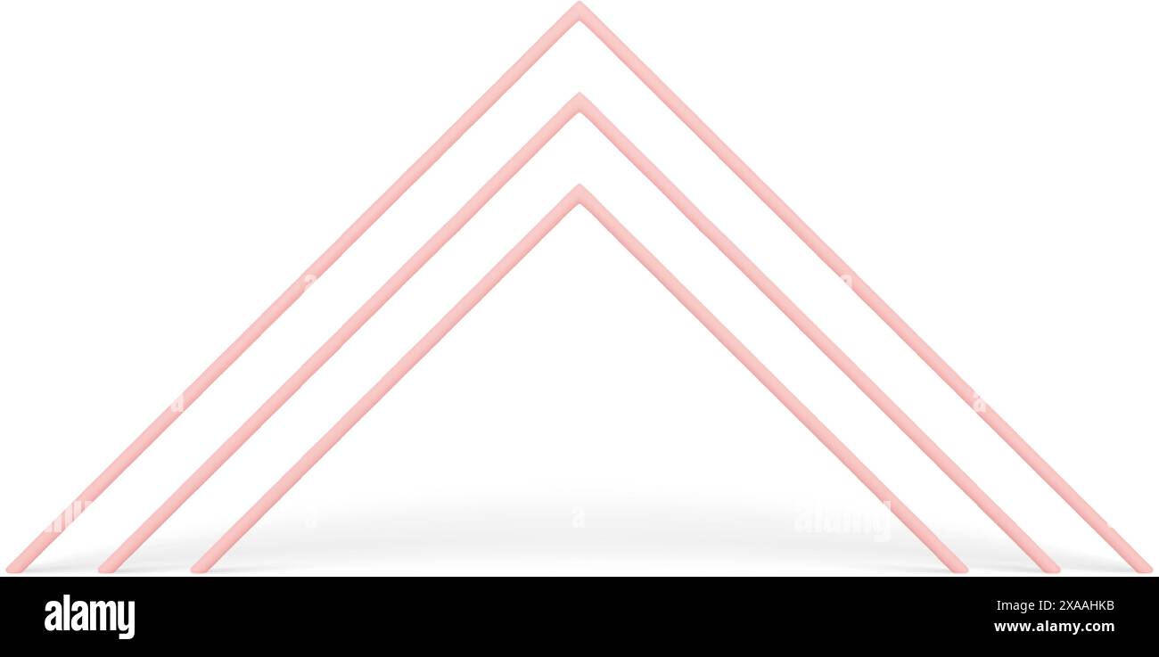 Corner arch level column geometric base foundation for expo ...