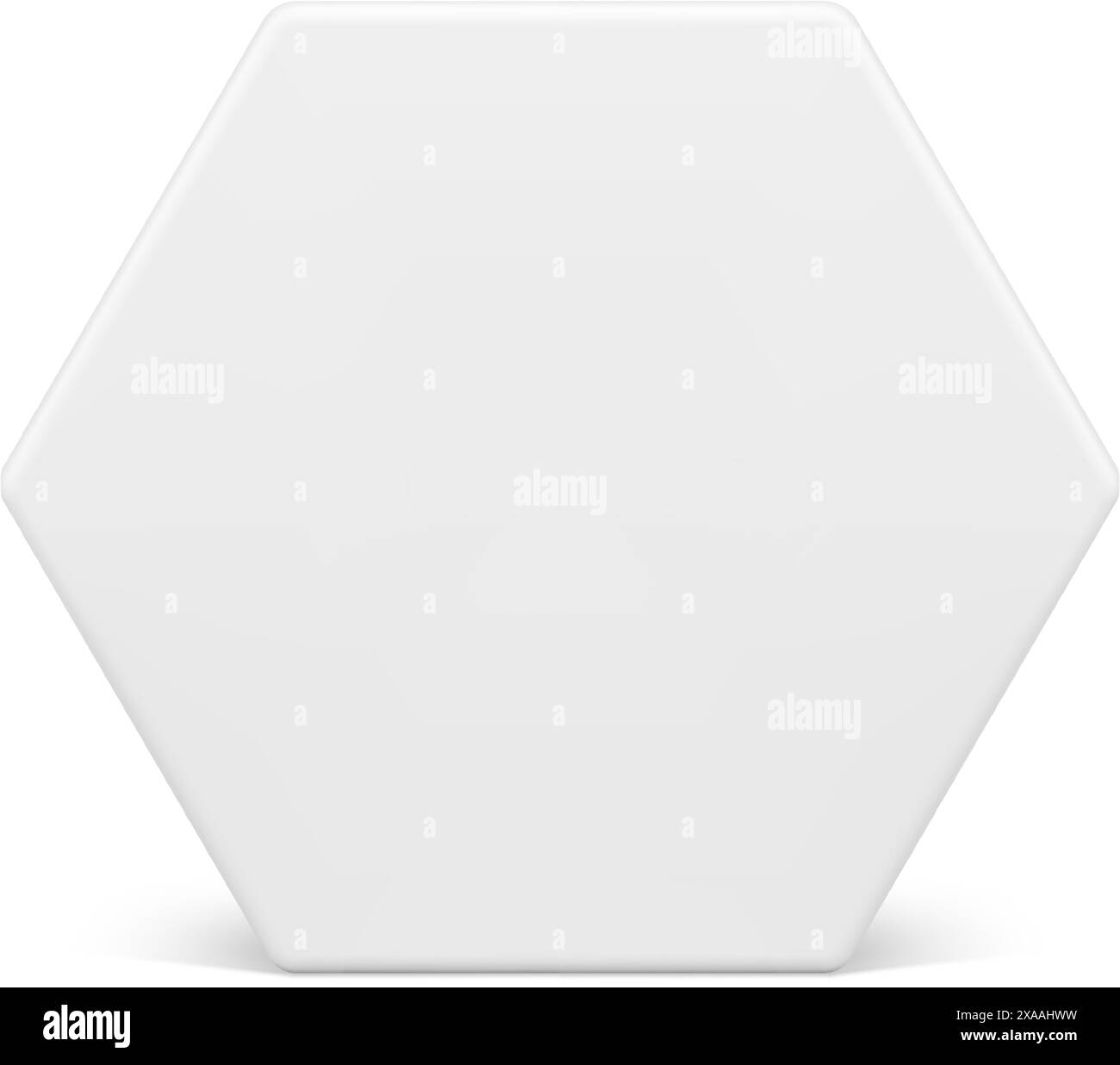 White hexagonal vertical honeycomb geometric angular wall construction ...