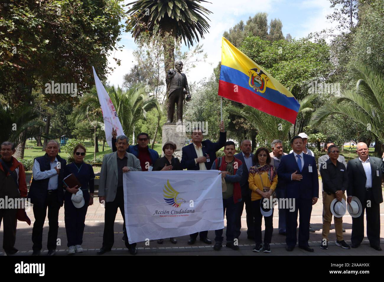 VANDALIZED MONUMENT ELOY ALFARO Quito, Wednesday June 5, 2024 In the ...