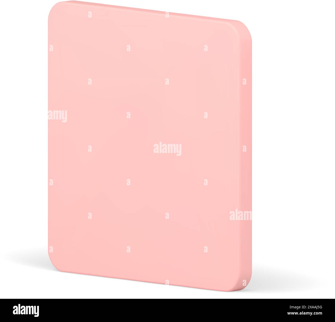Pink elegant 3d rectangle smooth angled vertical wall geometric shape ...