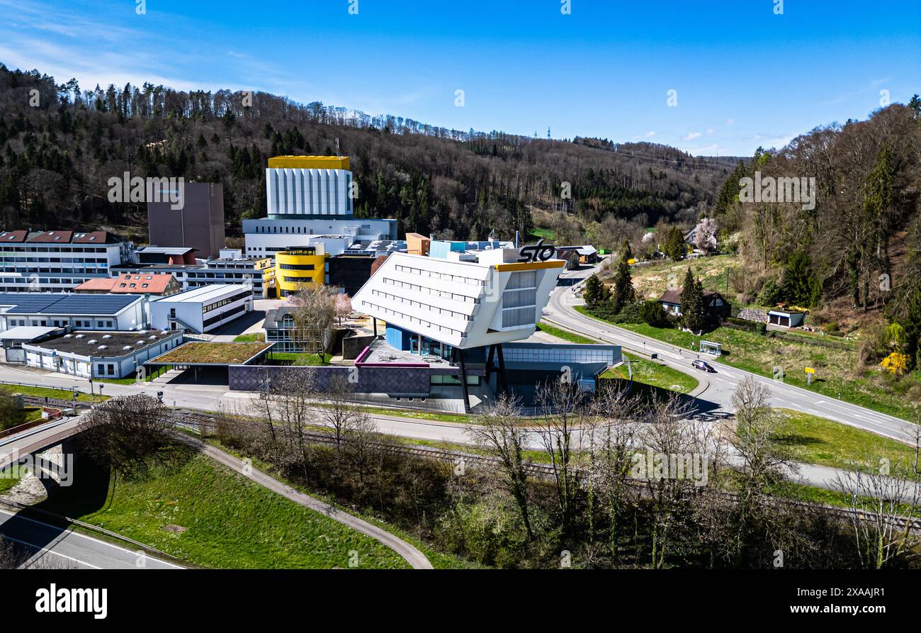 Stühlingen, Germany, 31th Mar 2024: The office building of the building ...