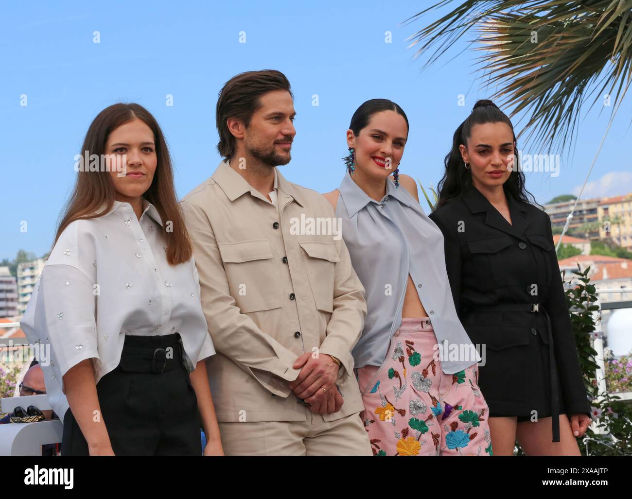 Cannes, France. 19th May, 2024. Sandra Codreanu, Lucas Bravo, Noémie ...