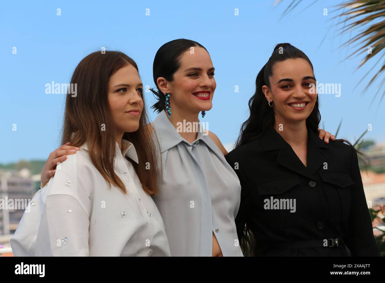 Cannes, France. 19th May, 2024. Sandra Codreanu, Noémie Merlant and ...