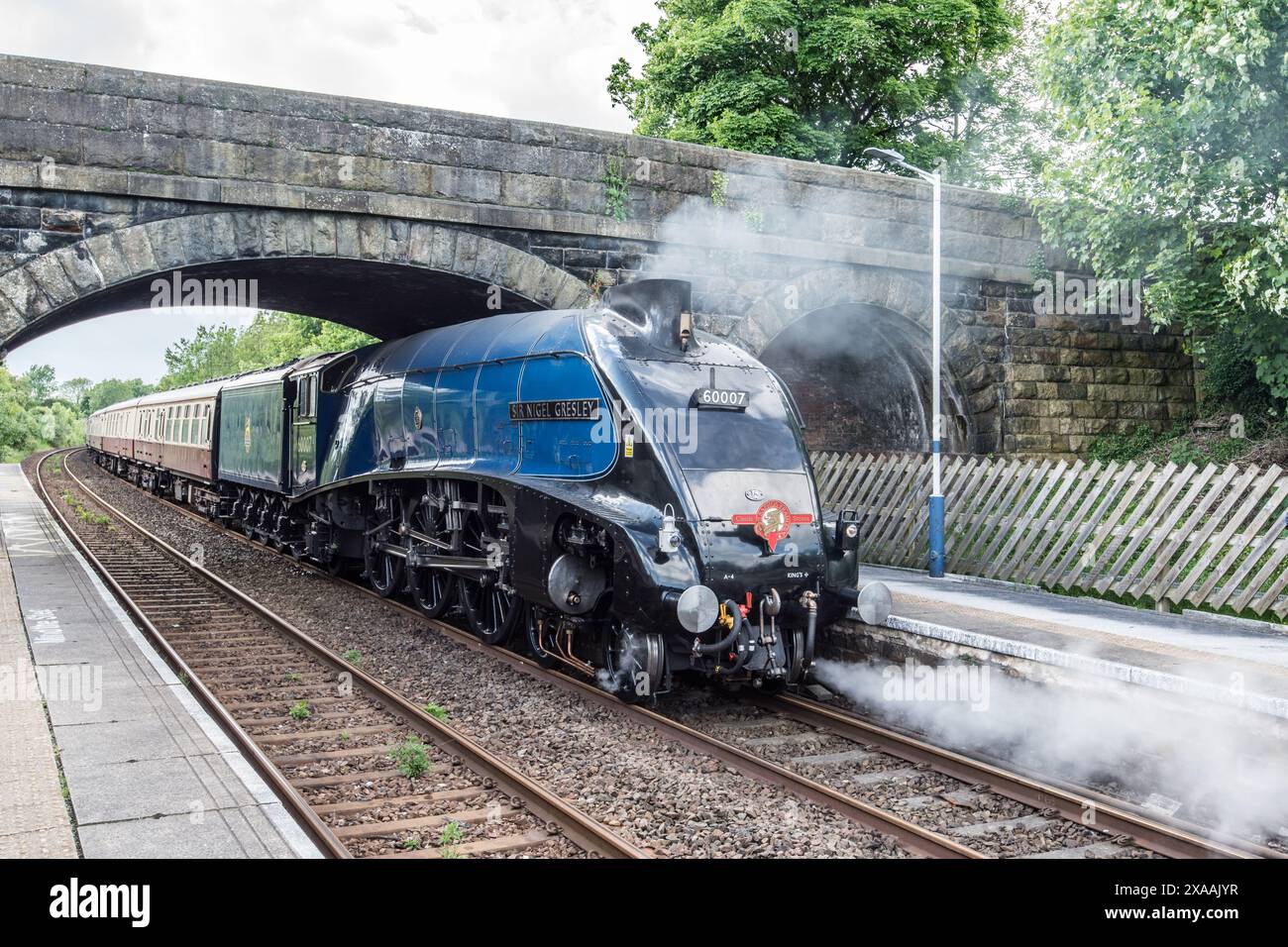 Fellsman 5th June 2024,Saphos trains classic steam 34A A-4 Sir Nigel ...