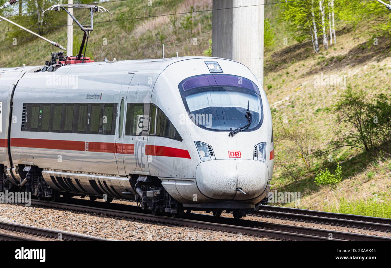 Hebertshausen, Germany, 10th Apr 2024: An ICE 3 (DB series 403) from ...