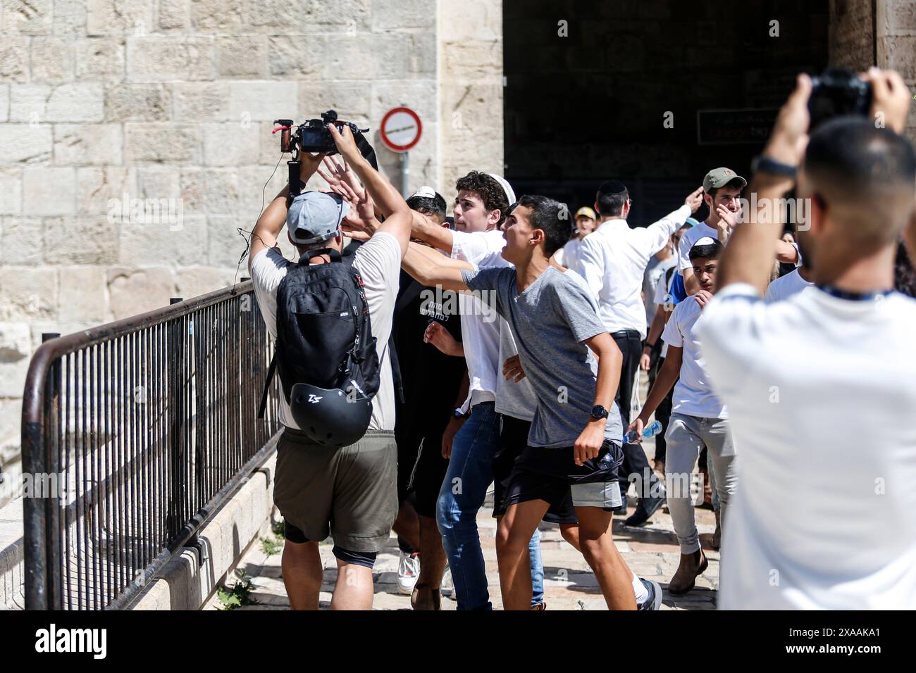 East Jerusalem, Israel. 05th June, 2024. Israeli right-wing activists ...
